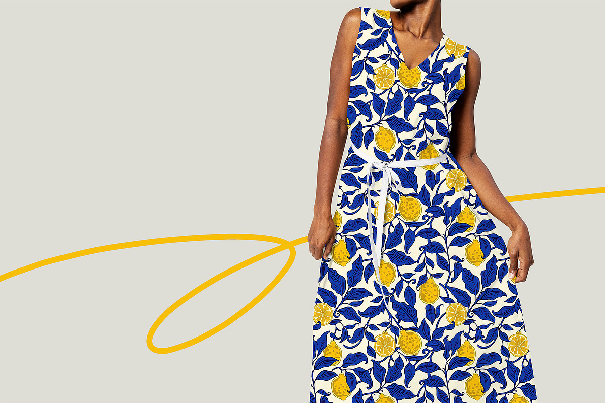 AMALFI GARDEN Seamless Pattern, a Pattern Graphic by AYAKA Studio Co ...