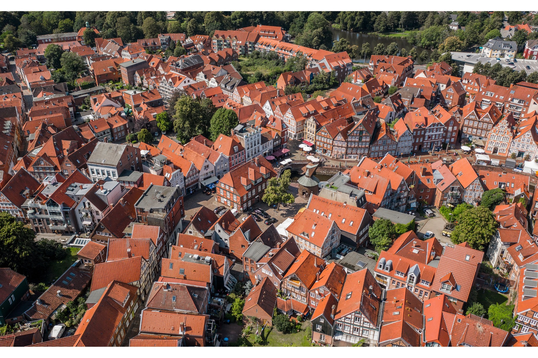 Aerial view of Stade, an Architecture Photo by a_medvedkov