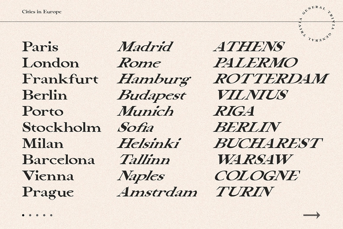 Freco - Modern Serif Font, a Serif Font by AndrewPixelType