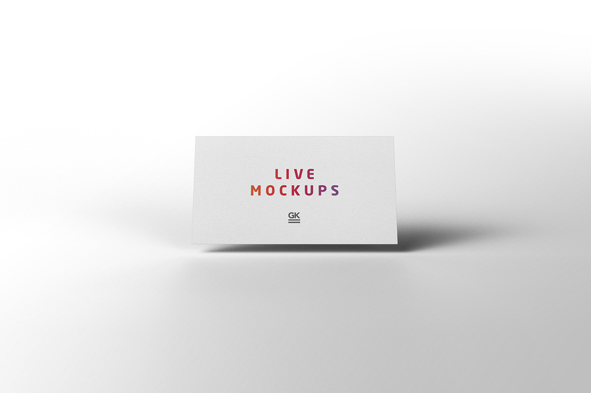 Animated Business Card Mock-up, a Product Mockup by GK Creative
