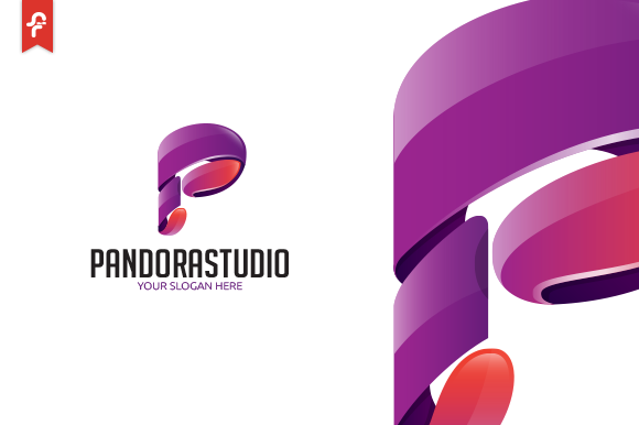 Pandora Studio Logo, a Branding & Logo Template by ft.studio