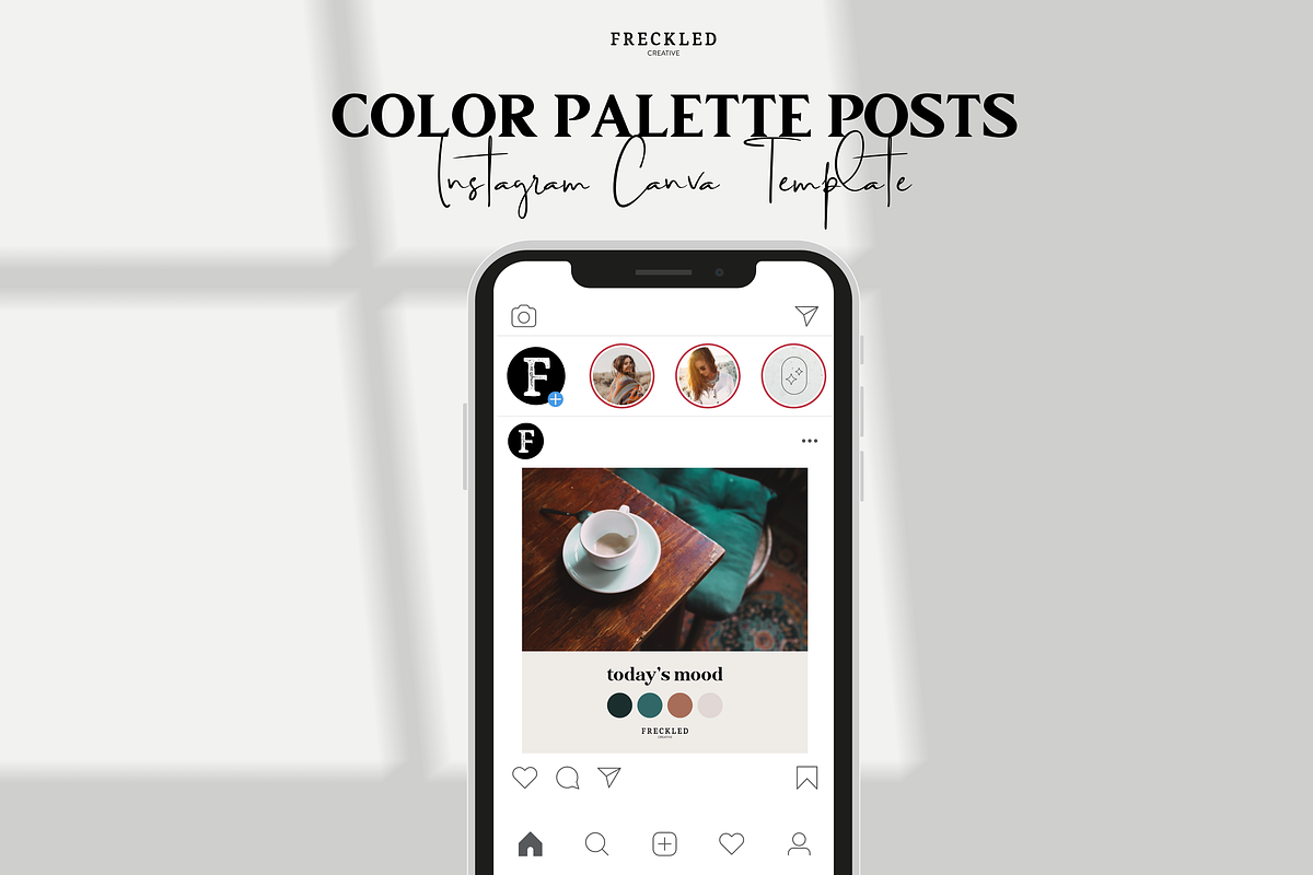 Color Palette Post CANVA Template