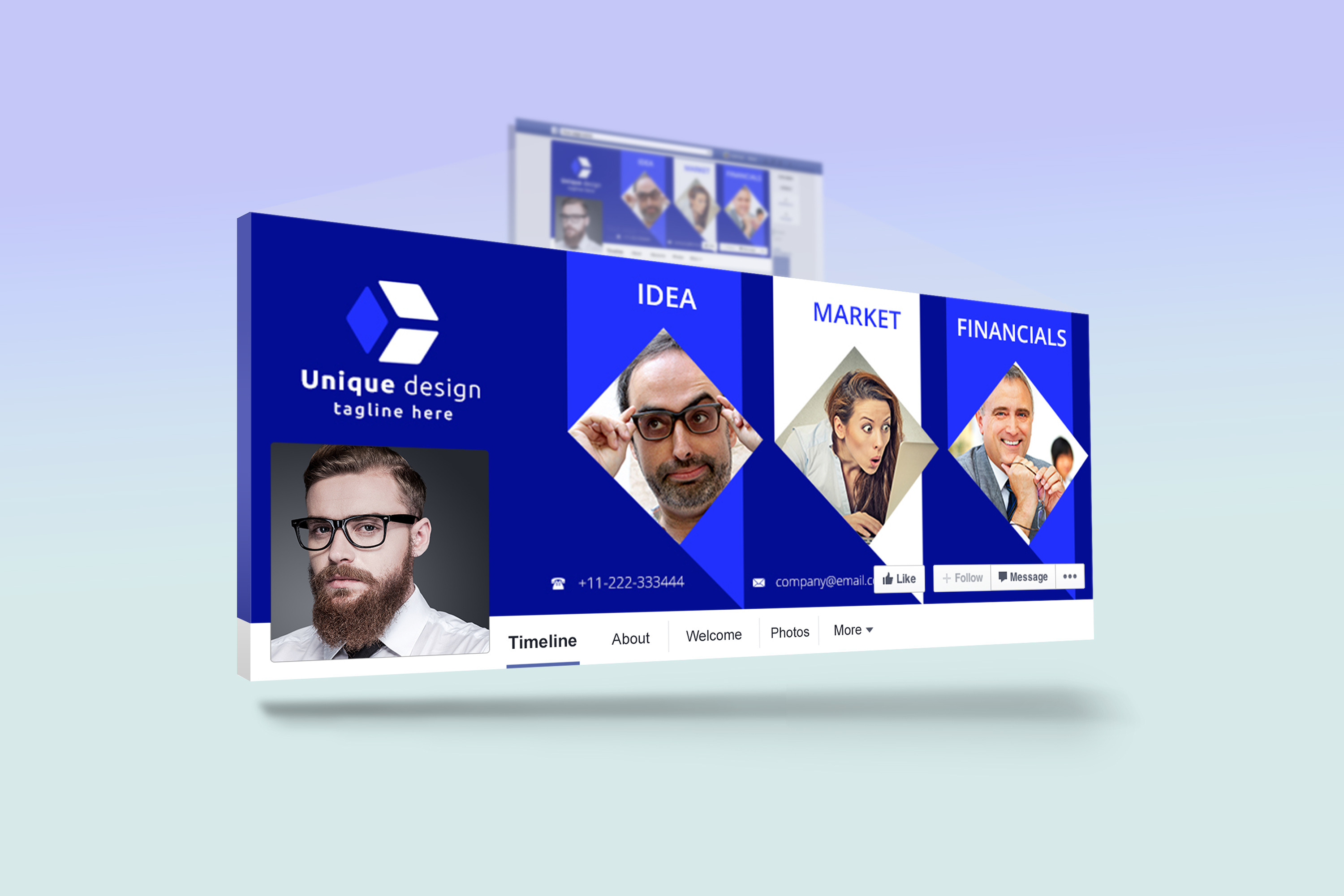 Facebook Covers, a Websites & App Template by themexriver