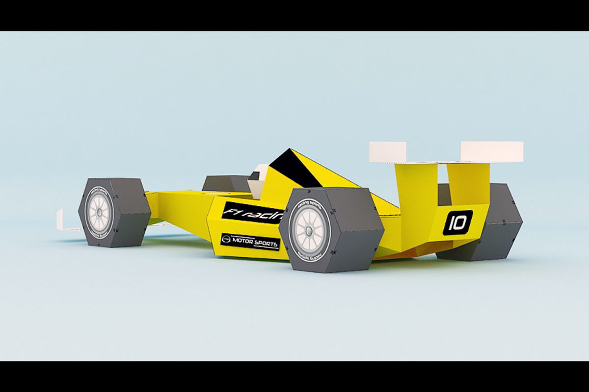 DIY Formula One Car - 3d papercraft, a Templates & Theme by PAPER amaze ...