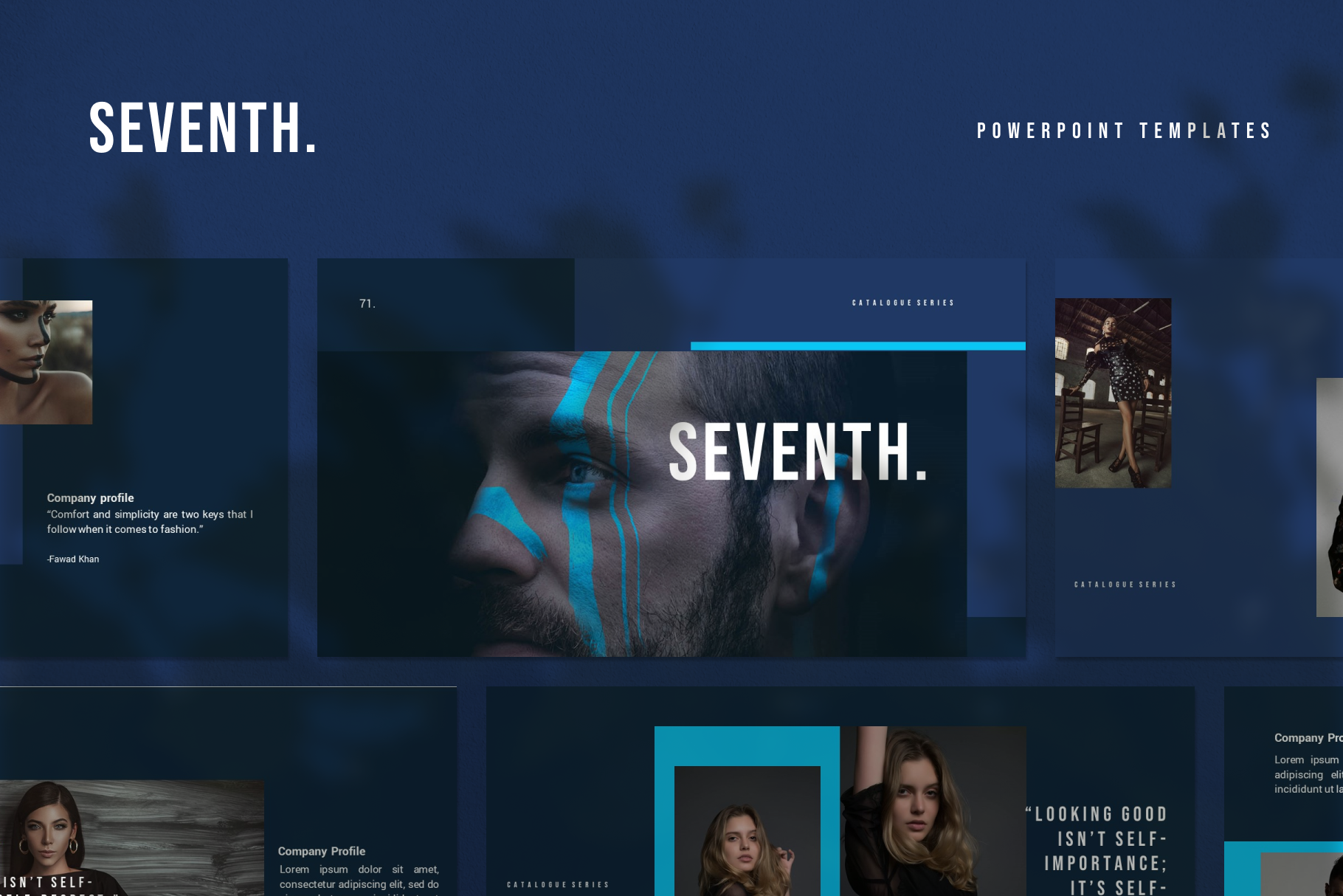 Seventh Bold PowerPoint Template, a Presentation Template by uiplus