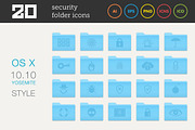 Security Folder Icons Set 1, an Icon by Alex Serada