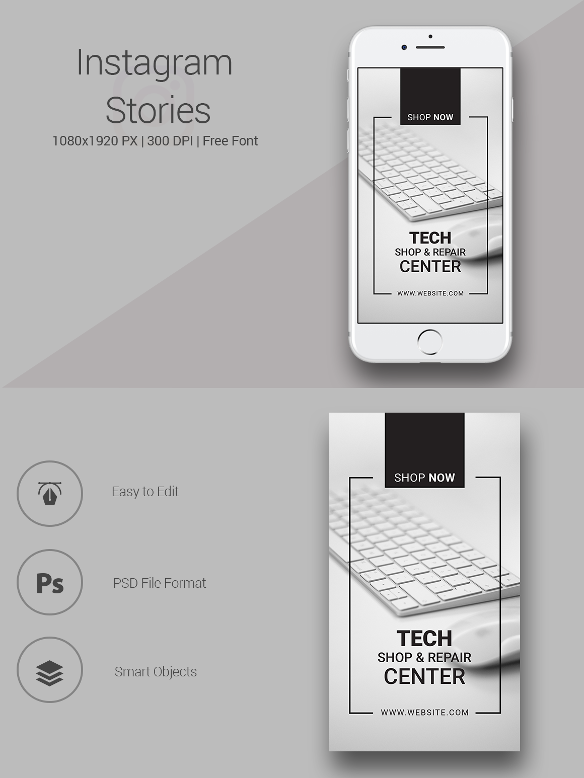 Tech Products Instagram Stories, a Social Media Template by UNIK Agency