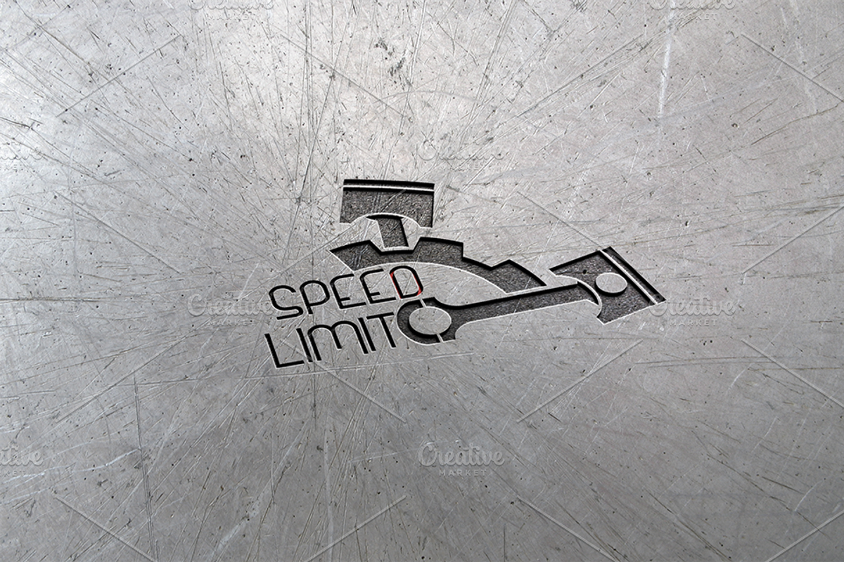 Speed Limit Logo Design, a Branding & Logo Template by Florin Chitic
