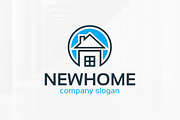 New Home Logo Template, a Branding & Logo Template by LOGOMAGINE
