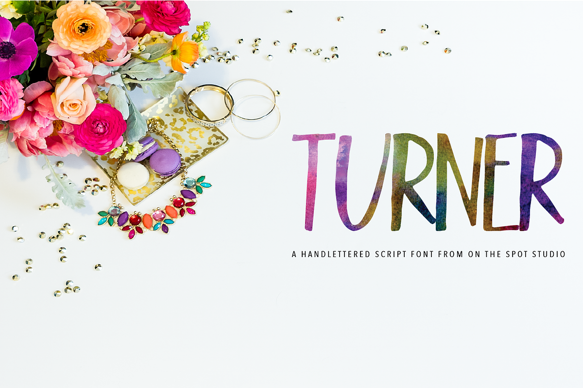 Turner, a Font by OnTheSpotStudio | Creative Market