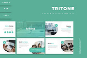 Tritone - Presentation Template, a Presentation Template by AQR Studio