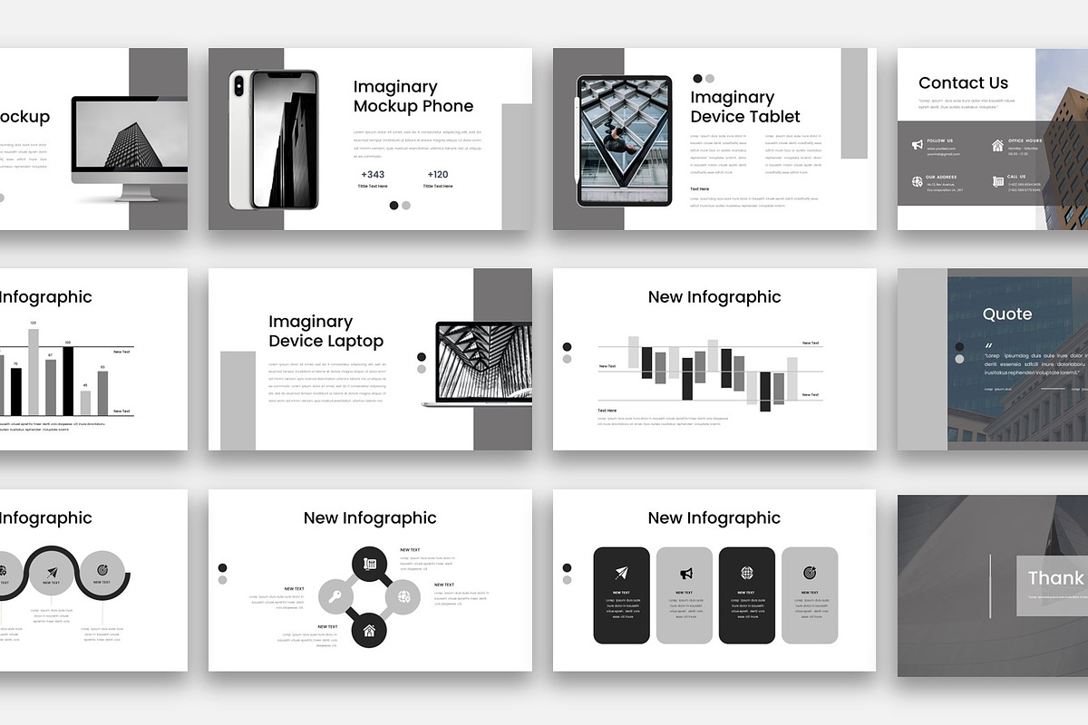 IMAGINARY - PowerPoint Template, a Presentation Template by kreatifreya