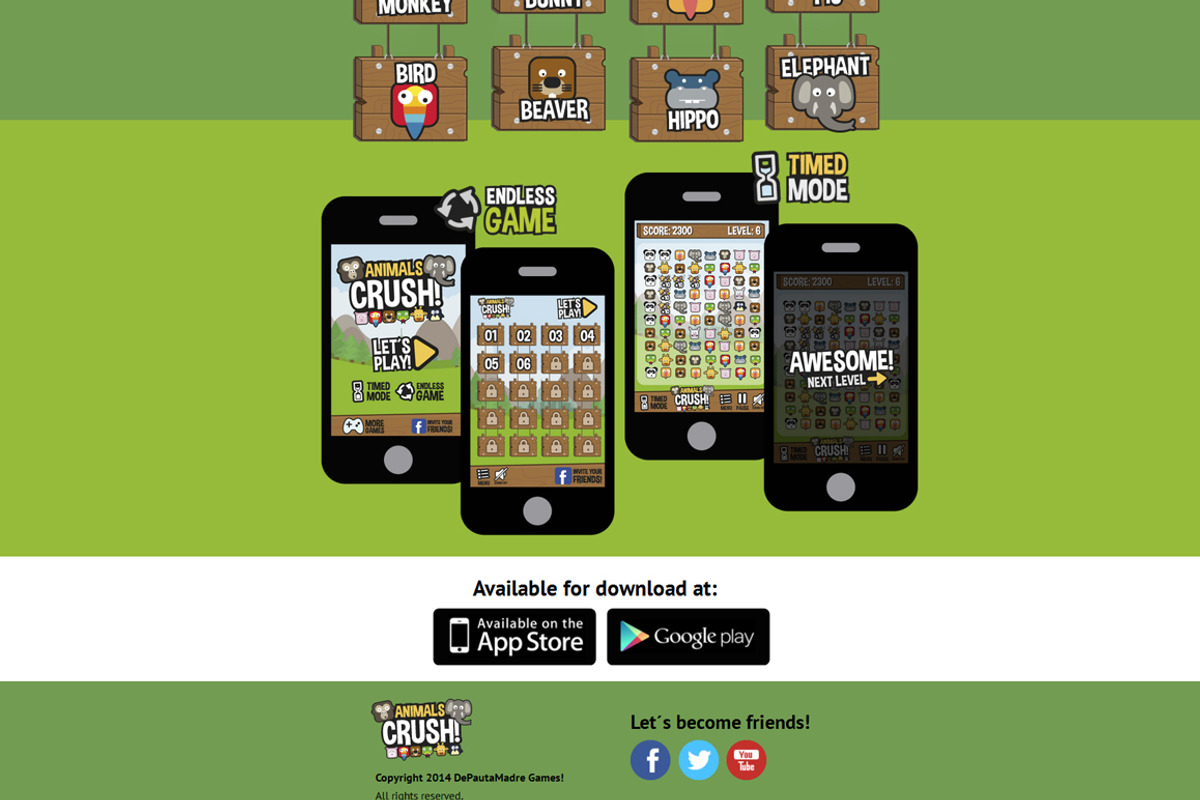 App Game HTML website template, an App Template by DeLaGranSiete