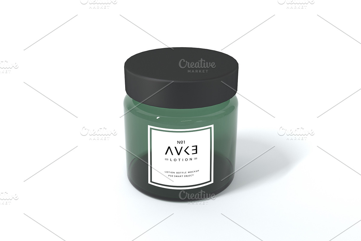 Lotion Bottle Mockup, a Cups & Container Mockup by shahsoft | Creative ...