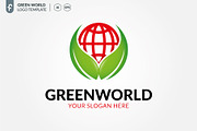 Green World Logo, a Branding & Logo Template by ft.studio