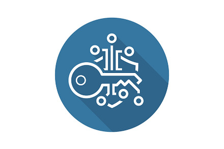 Encryption Key Icon. | Icons ~ Creative Market