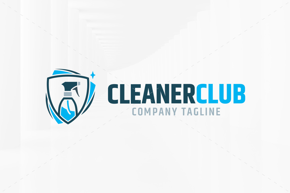 Cleaner Club Logo Template, a Branding & Logo Template by LOGOMAGINE