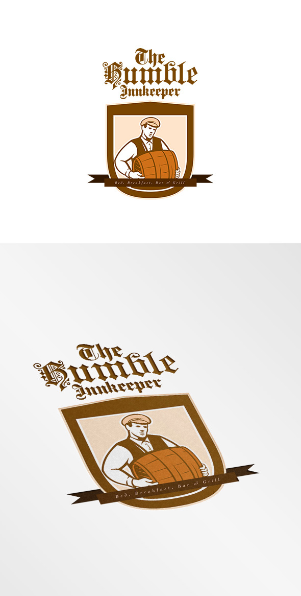 The Humble Innkeeper Logo, a Branding & Logo Template by patrimonio