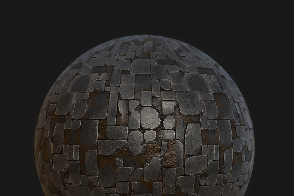 Stone Floor Tile 02, a Textures & Material 3D Model by Environment Design