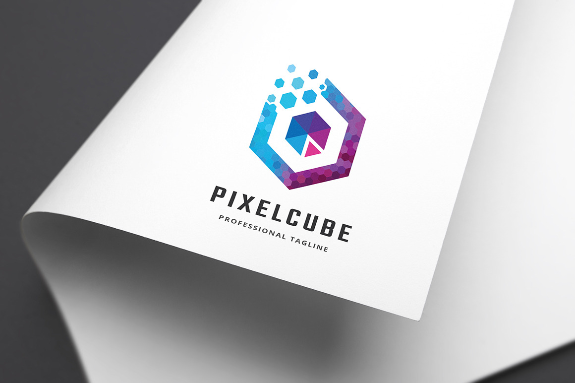 Pixel Cube Logo, a Branding & Logo Template by Design_Planet