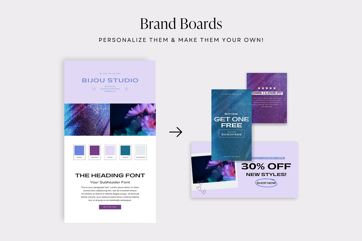 E-Commerce Shop Canva Template Pack