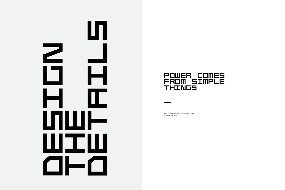 mbf quadria - square font