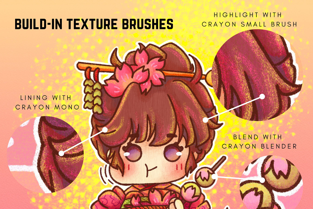 Crayon Procreate Brushes