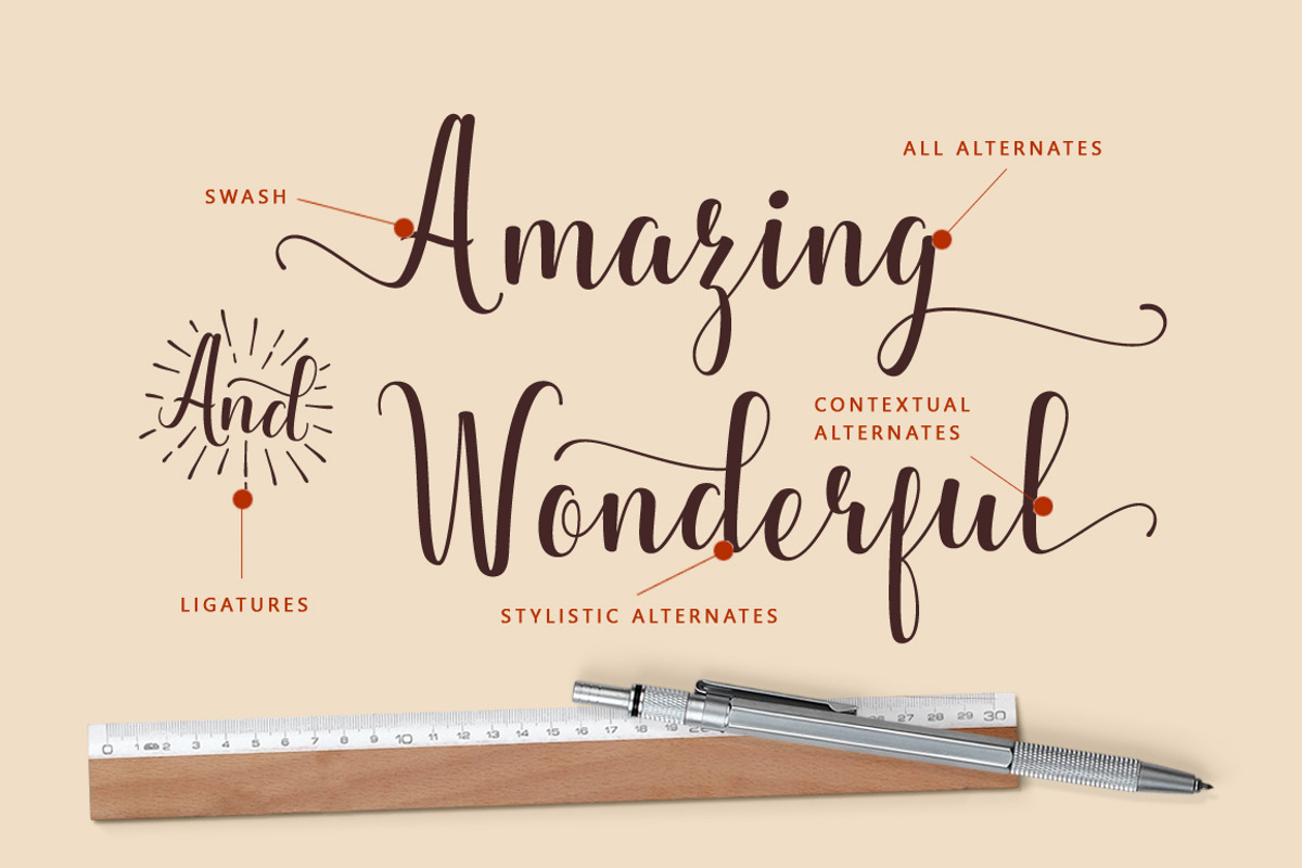 Kaitlyn Script, a Script Font by Graptail