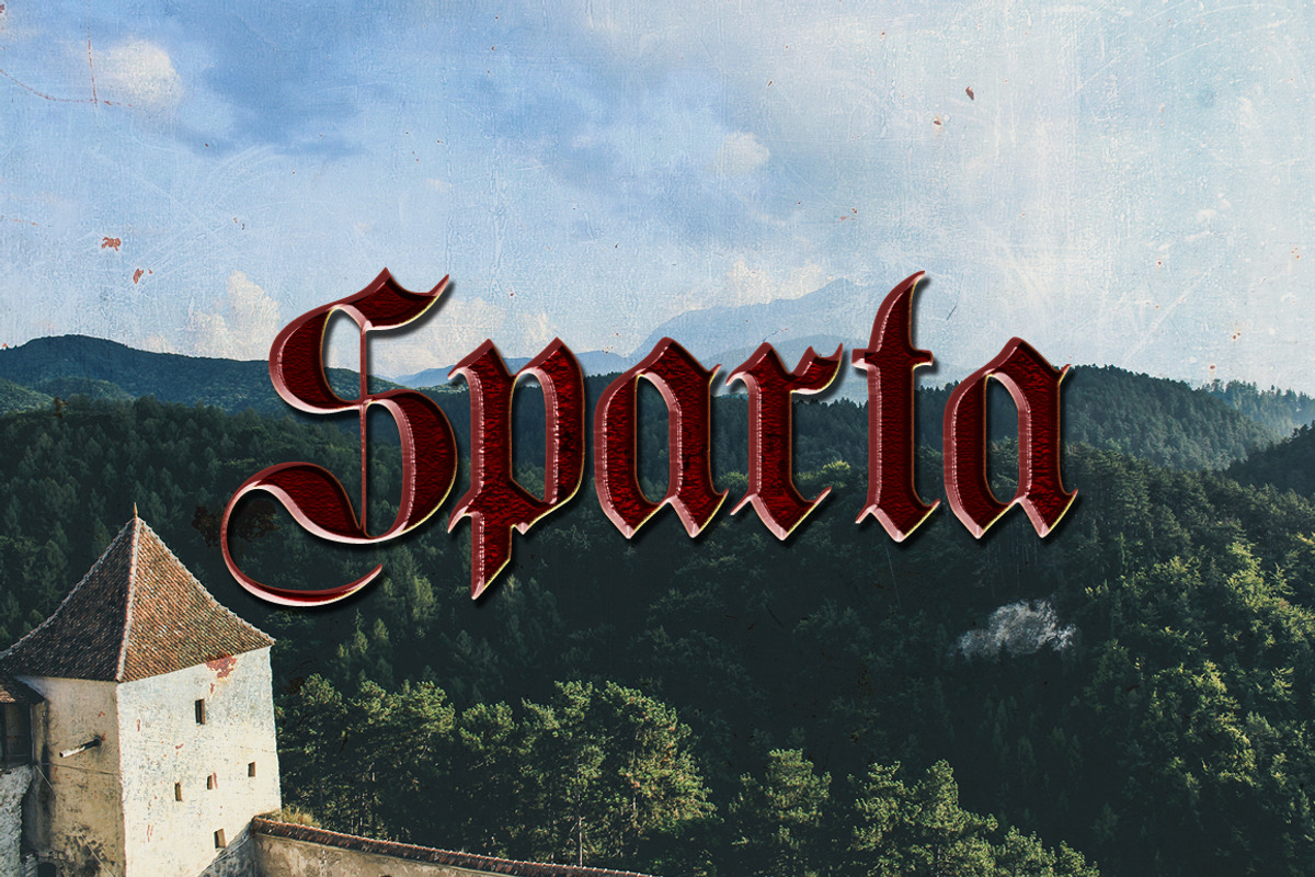 Medieval Text Styles for Photoshop, a Layer Style Add-On by Creativenauts