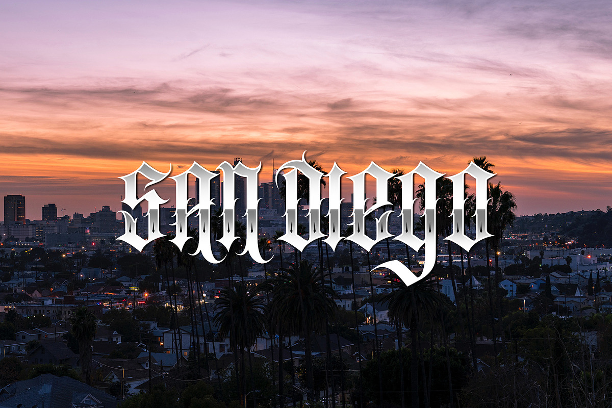 SOUTHSIDE | EXTRA BONUS, a Blackletter Font by Muntab_Art