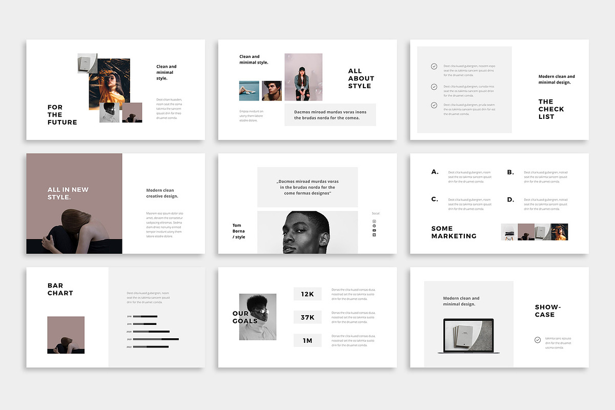 BOSH - Powerpoint Template, a Presentation Template by PixaSquare