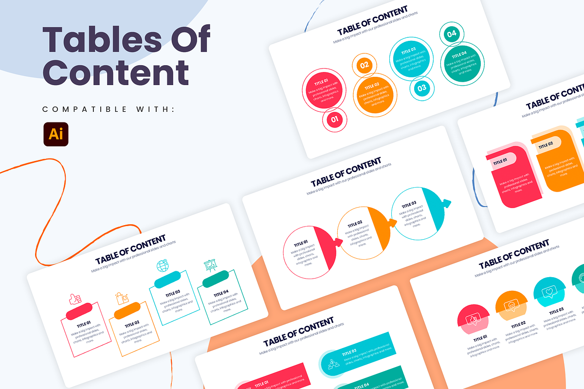 Table of Content Illustrator, a Presentation Template by Slidesmash