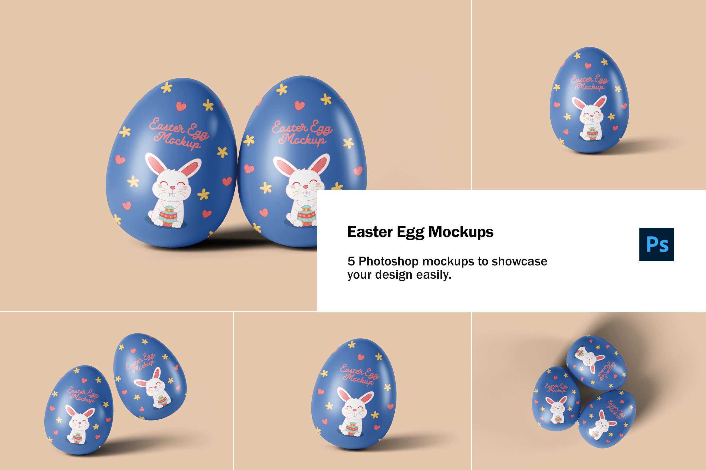 Easter Egg Mockups | Product Mockups ~ Creative Market