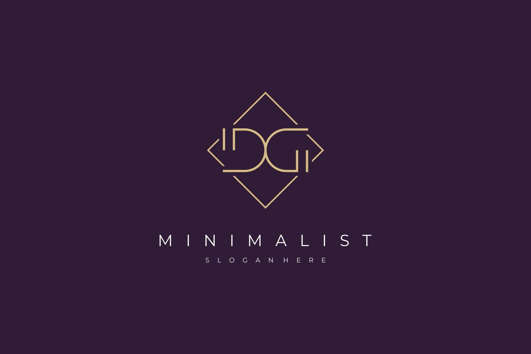 Letter DG Minimalist Elegant Logo, a Branding & Logo Template by sore ...