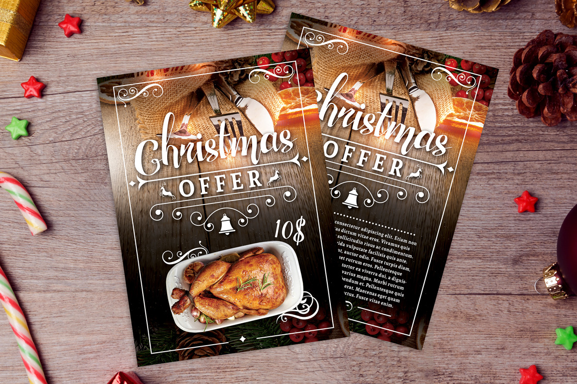 Christmas Offer, a Flyer Template by Bellas