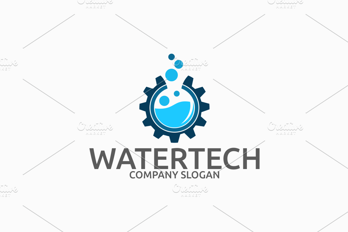 Water Tech Logo, a Branding & Logo Template by Brandlogo