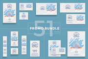 Promo Bundle | Pool Party, a Poster Template by Amber Graphics