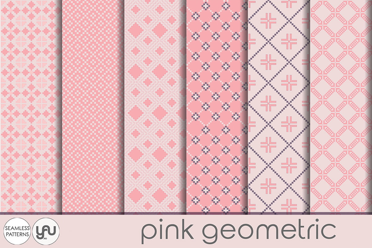 PINK digital paper, a Pattern Graphic by YAUdigitalstore | Creative Market