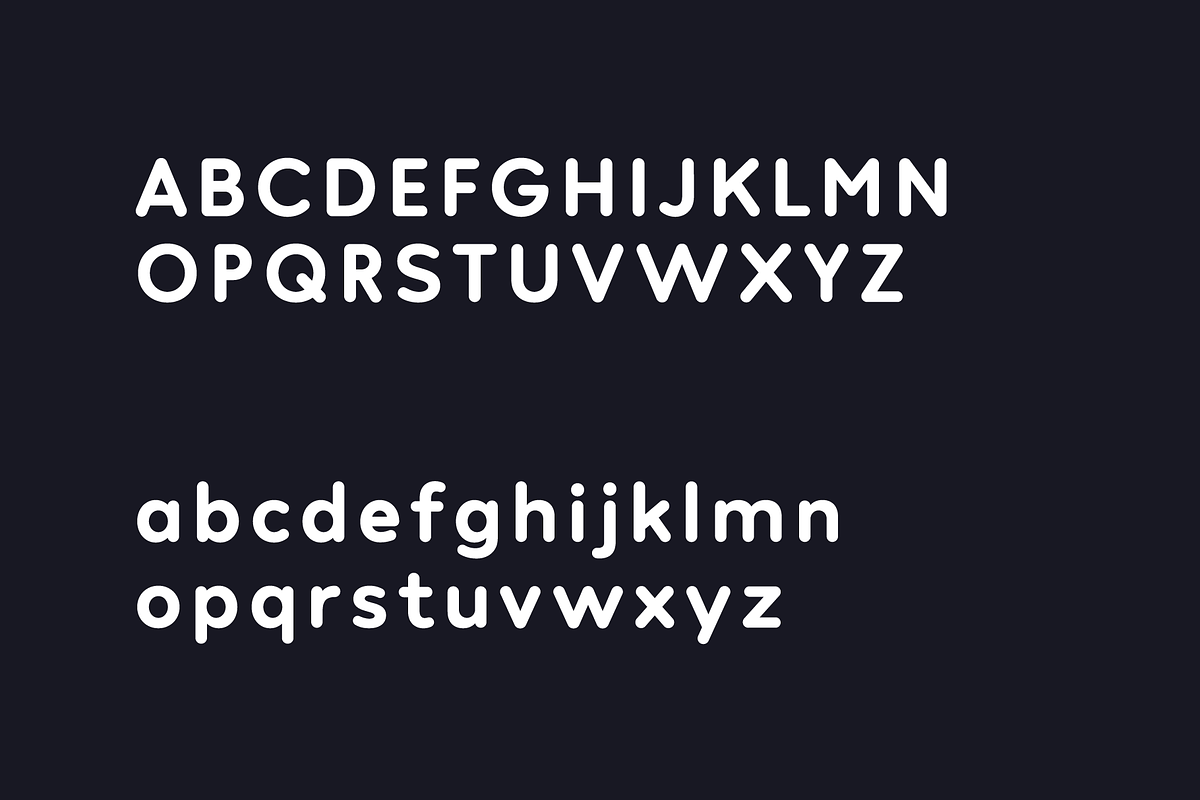 Hank Rounded, a Sans Serif Font by Reghardt