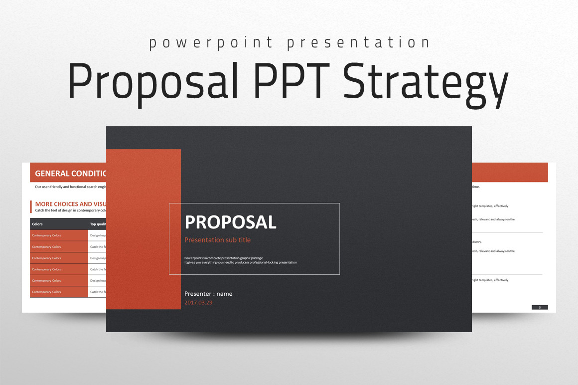 Proposal PPT Strategy, a Presentation Template by GoodPello