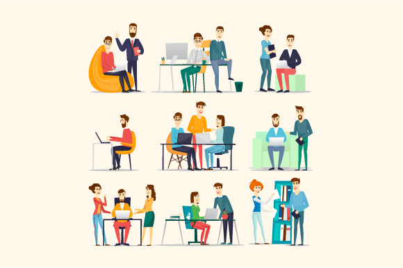 Business characters., a Person Illustration by Podis