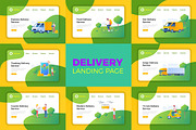 Delivery Cargo Flat design vector, a Templates & Theme by Sentavio