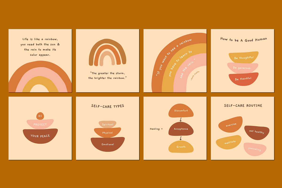 Cozy Fall Instagram Post CANVA, a Social Media Template by Elokka Std.