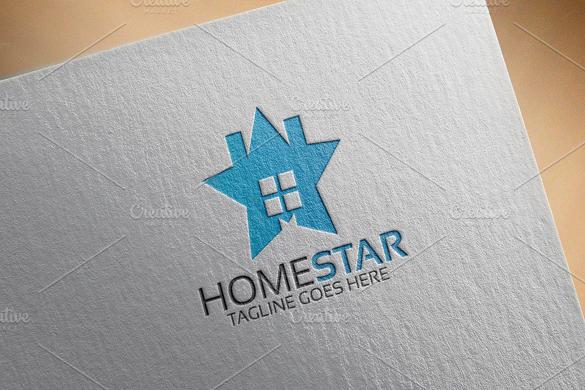 Home Star Logo, a Branding & Logo Template by Josuf Media