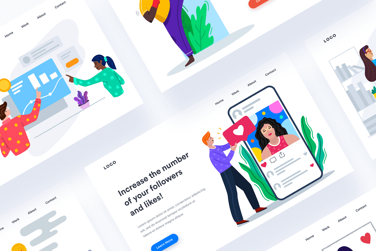 Colourful & Fun Illustrations, an Illustration by Nimart