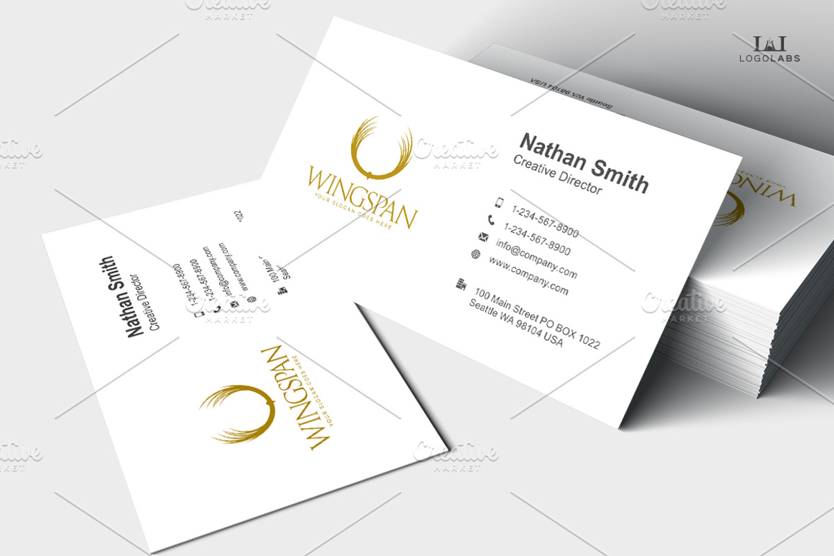 Wingspan Logo, a Branding & Logo Template by LogoLabs