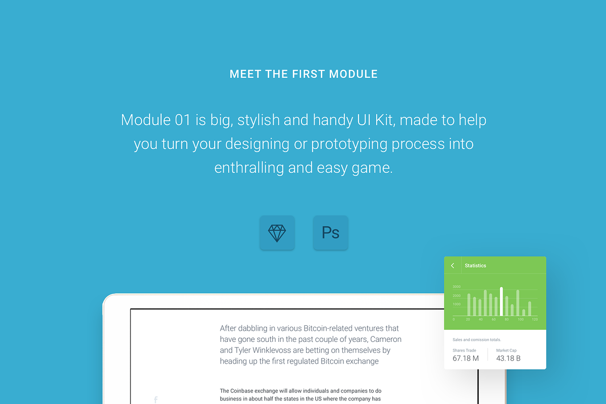 Module 01 | UI Kit, an UI Kit Template by Great Simple