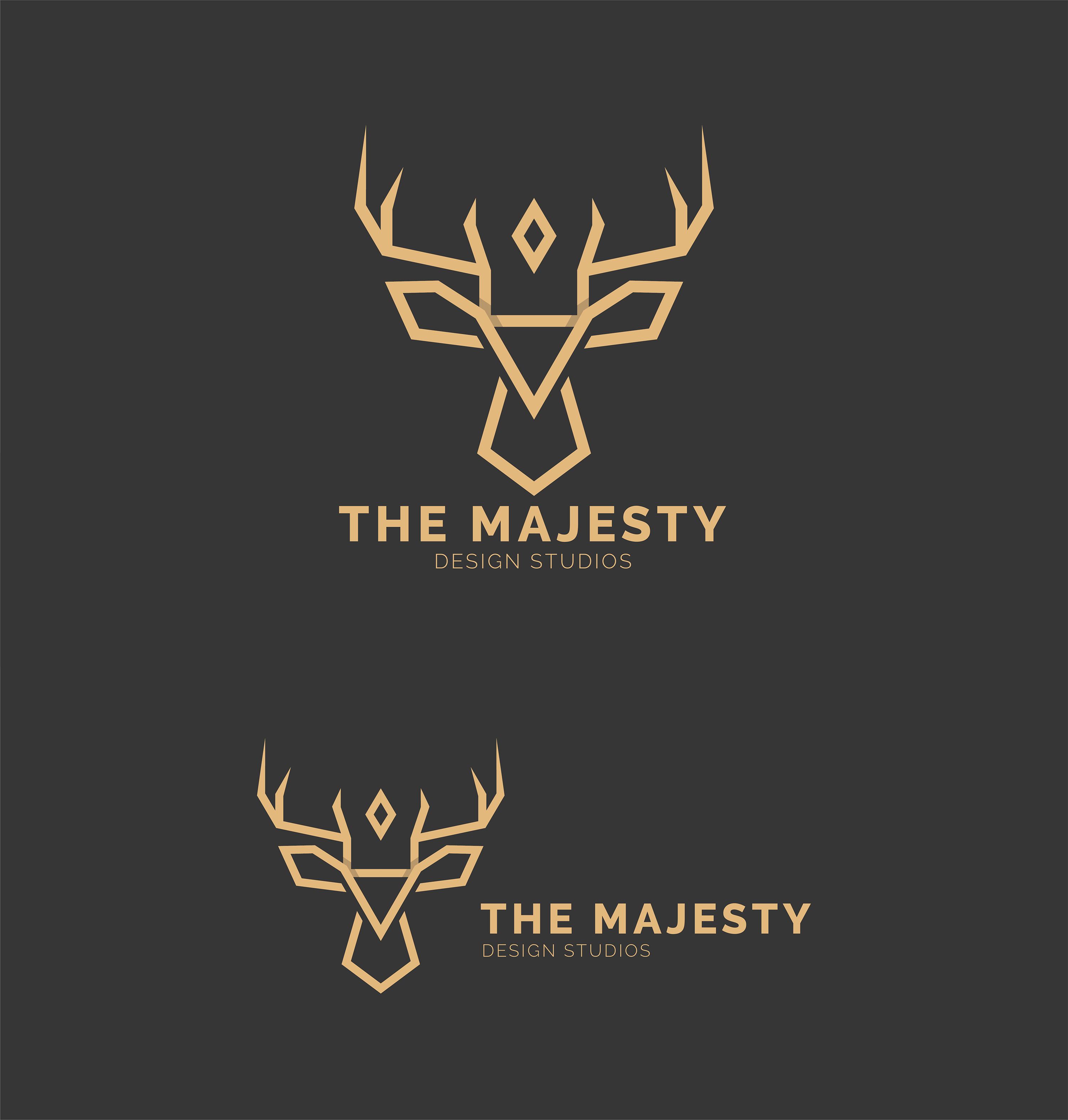 Royal Deer Logo, a Branding & Logo Template by Creative Corner