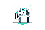 Office workroom icon, an Icon by Creative priyanka