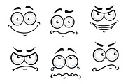Comics faces, a Graphic by Vector Tradition
